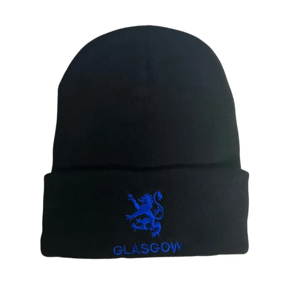 Scotland Rampant Lion Navy Beanie | Caps & Beanies | The Scottish Shop