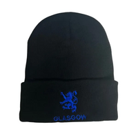Scotland Rampant Lion Navy Beanie | Caps & Beanies | The Scottish Shop
